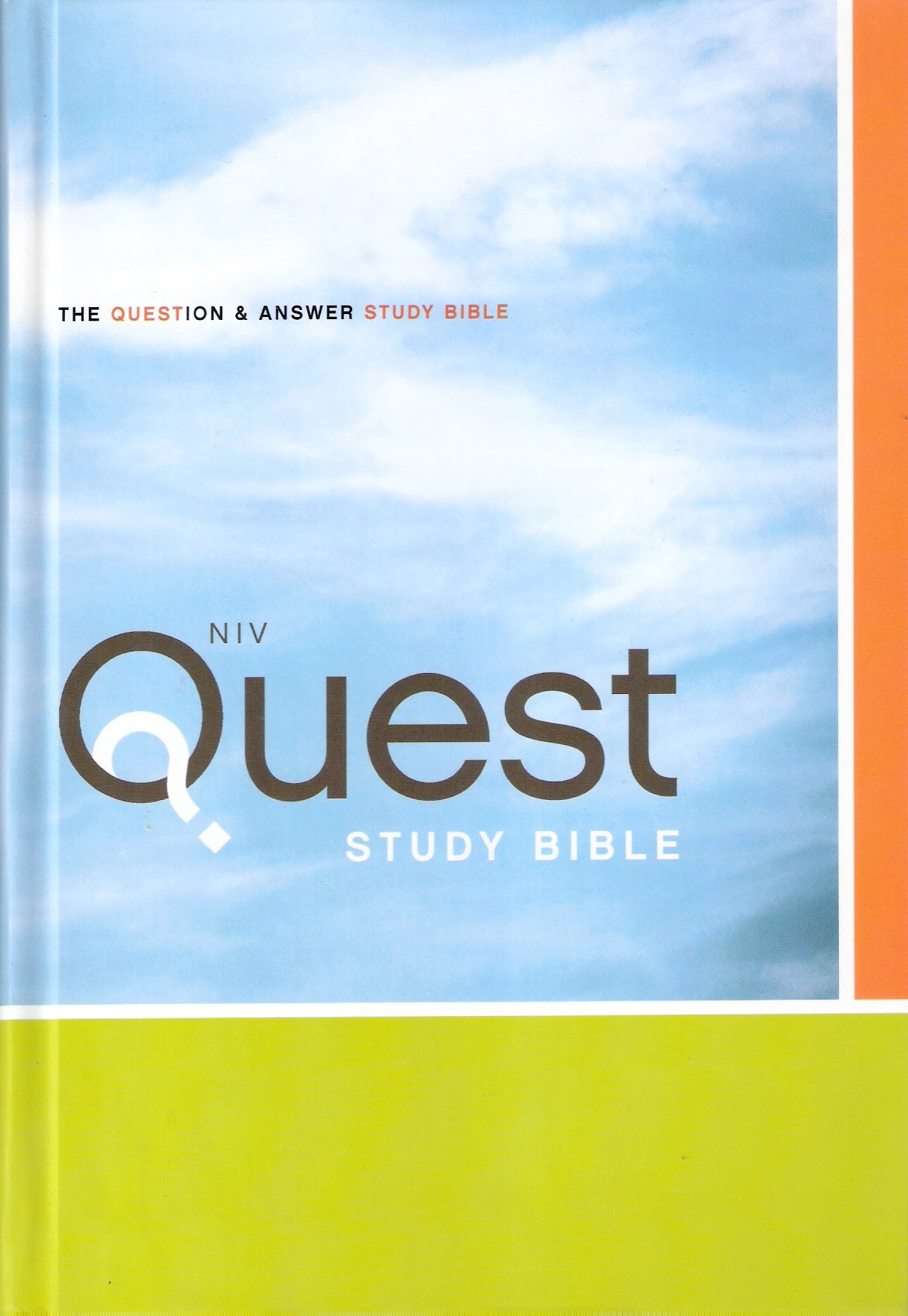 NIV Quest Study Bible: The Question and Answer Bible, Hardcover