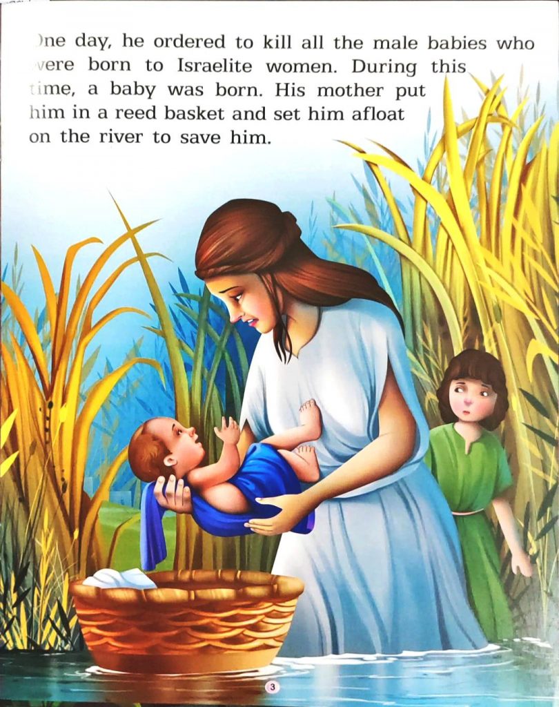 Illustrated Bible Stories For Kids - The Birth Of Moses(ISBN ...
