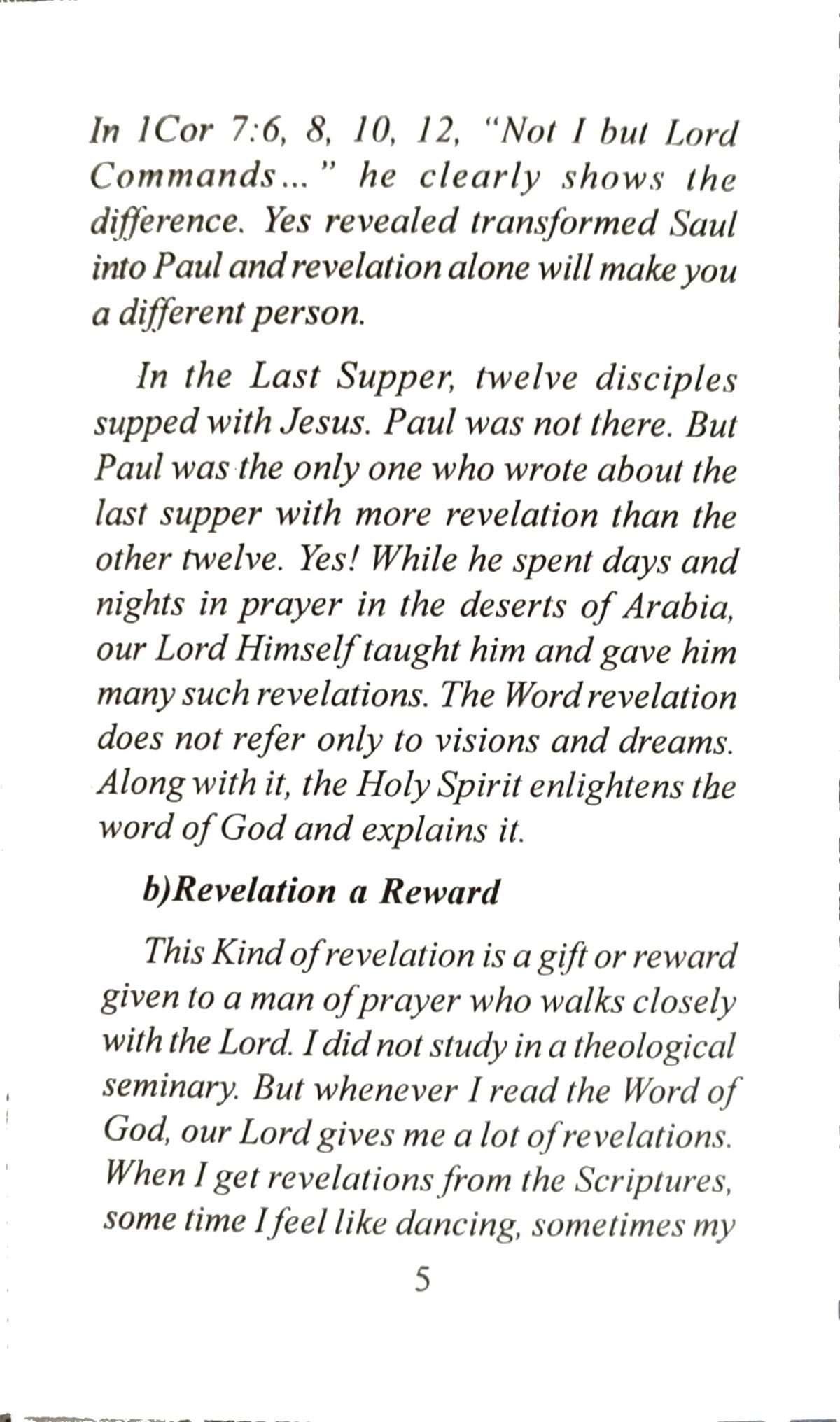 Five Secrets For Power Walk: by- Ezekiah Francis - ChristianBooksIndia.com