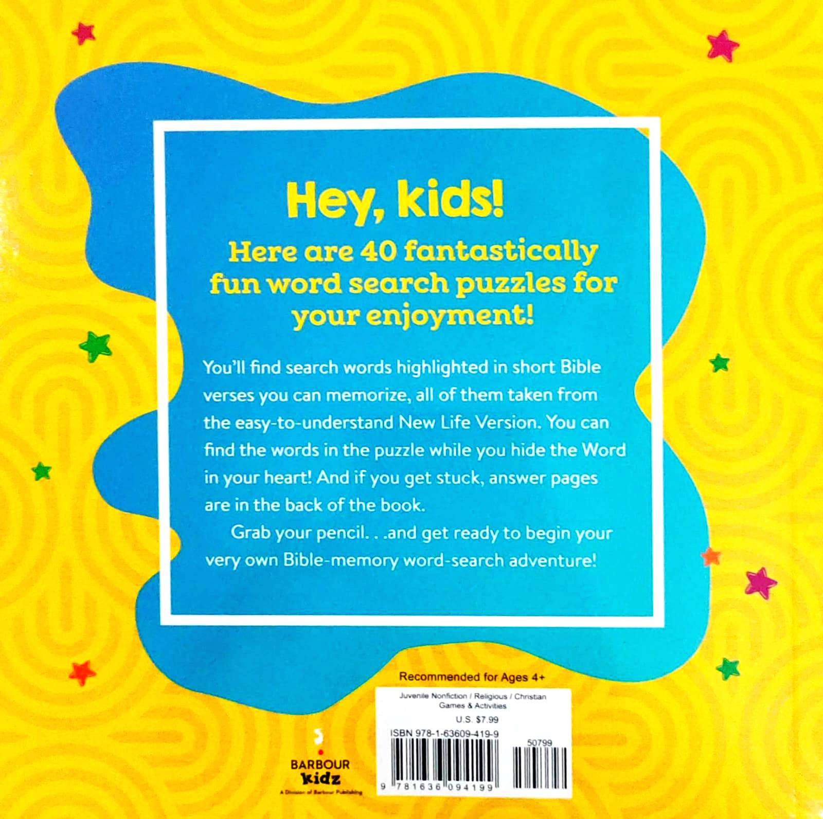 Bible Memory Word Searches For Kids [24] (ISBN:9781636094199 ...