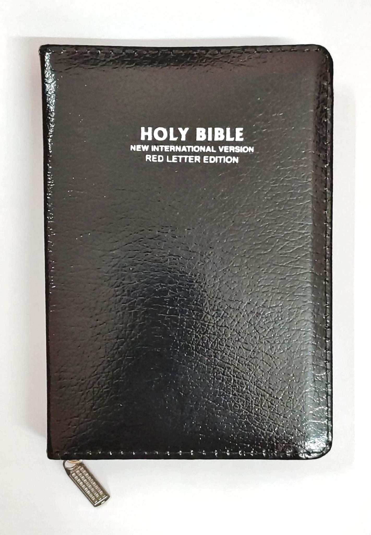 NIV Compact Bible – Red Letter Edition: Black Zip Type ...