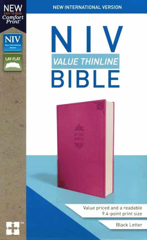 NIV Value Thinline Bible:Orchid/Pink Leathersoft (ISBN:9780310448495 ...