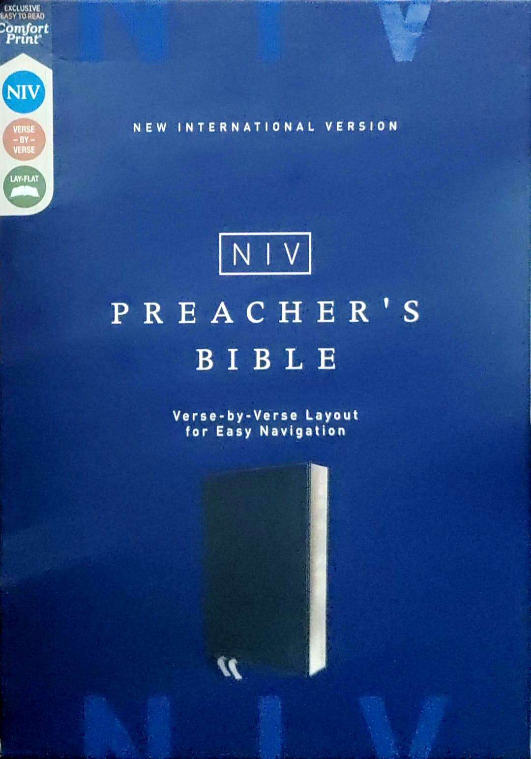 NIV Preacher's Bible - Verse -by-Verse Layout For Easy Navigation ...