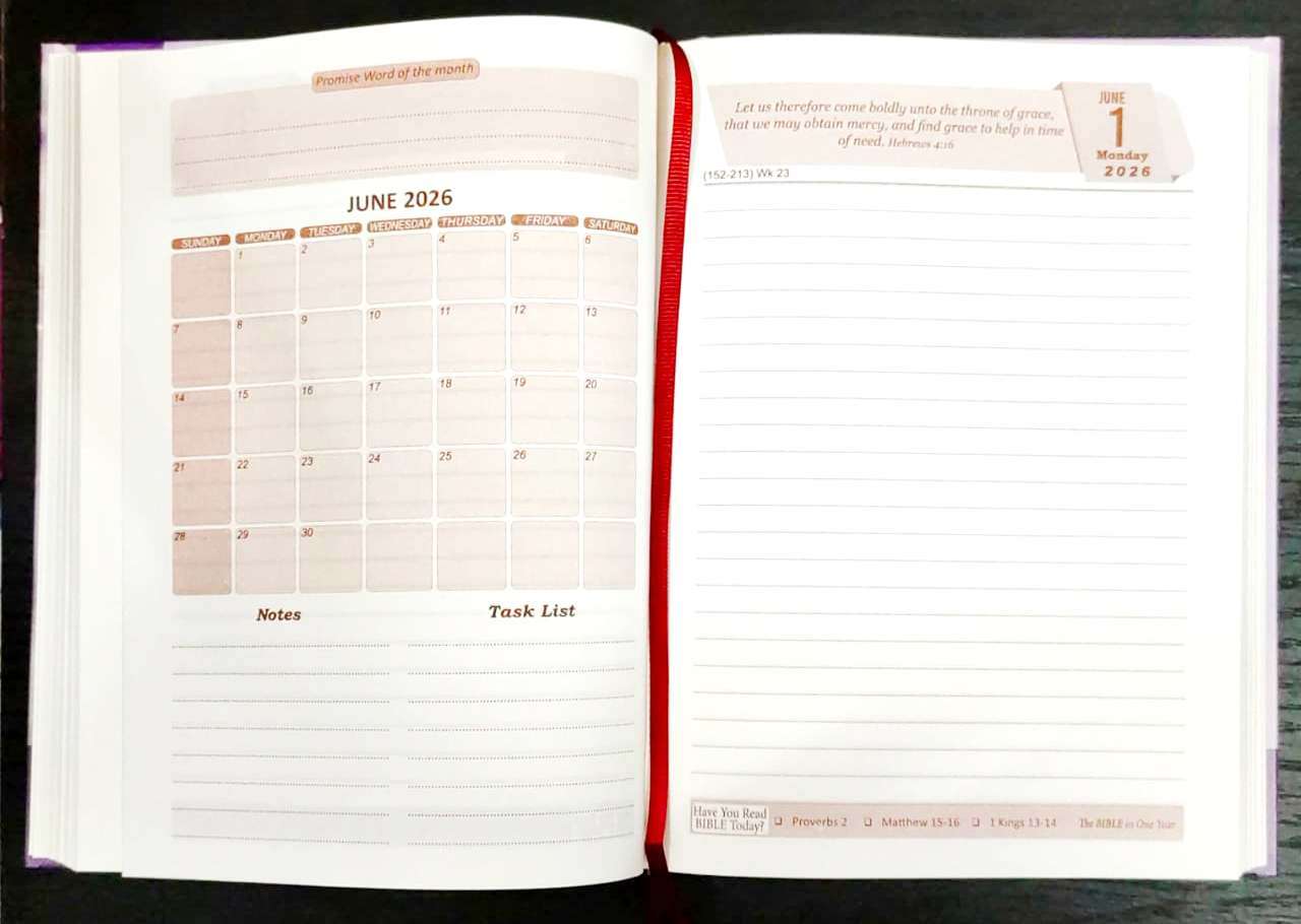 2026 English Diary: Psalms 91:4 (ELS) - ChristianBooksIndia.com