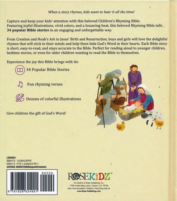 The Children's Rhyming Bible: by- Courteney & Janice Emmerson-Hicks [24 ...