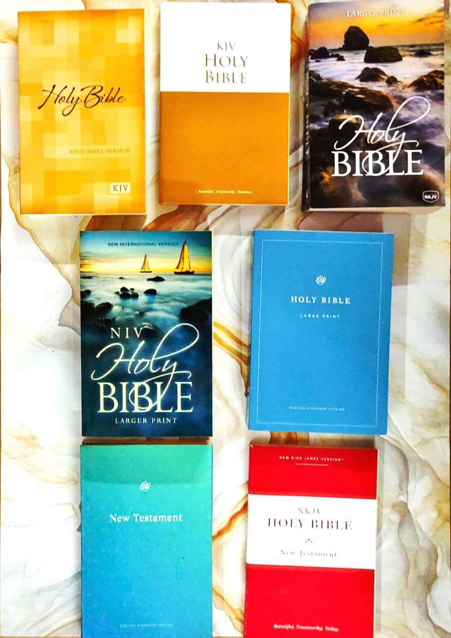 English Bible Combo Offer - 7 Bibles In One Pack [Paper Pack ...