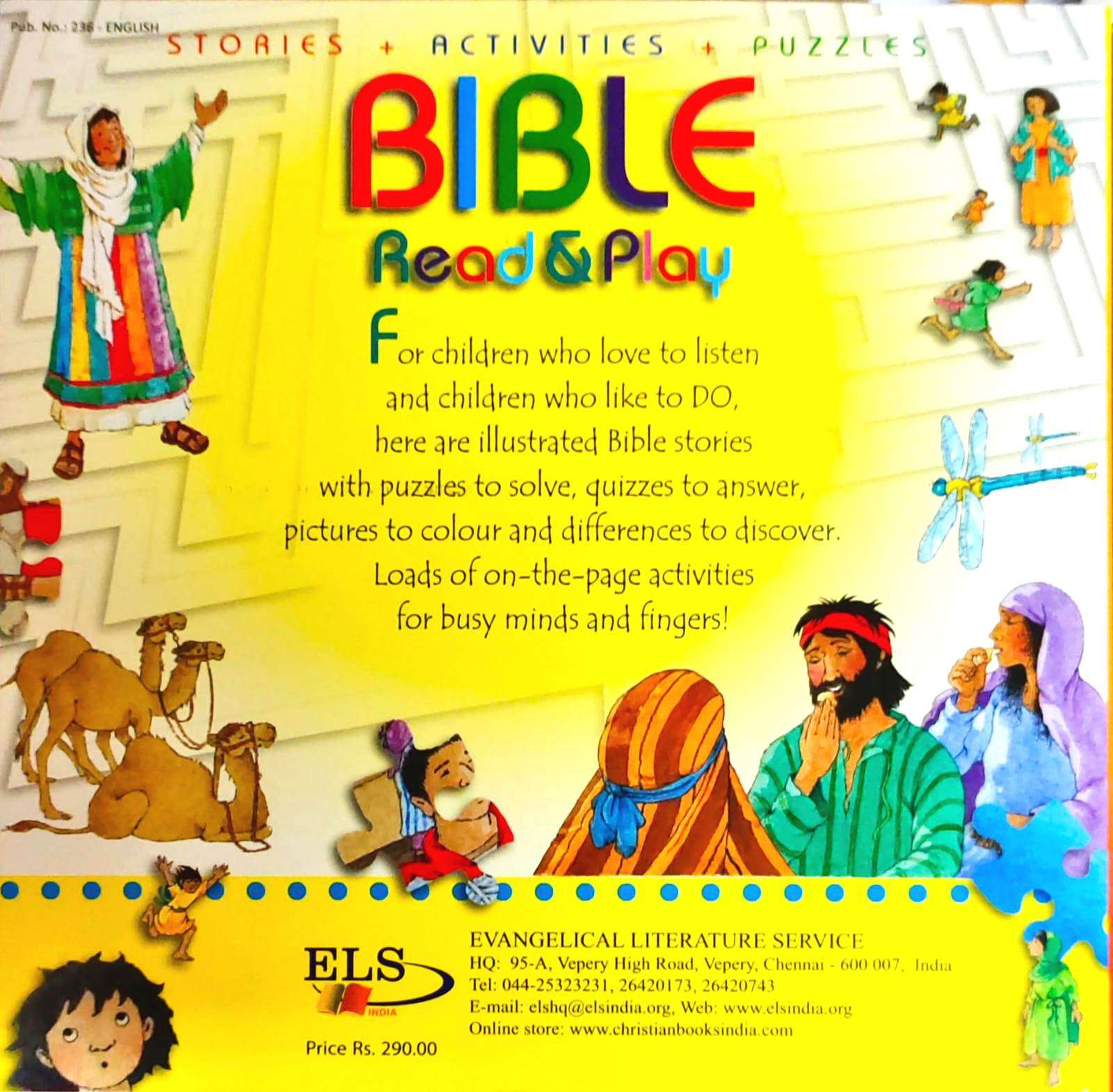 Bible Read & Play (Stories+Activities+Puzzles)