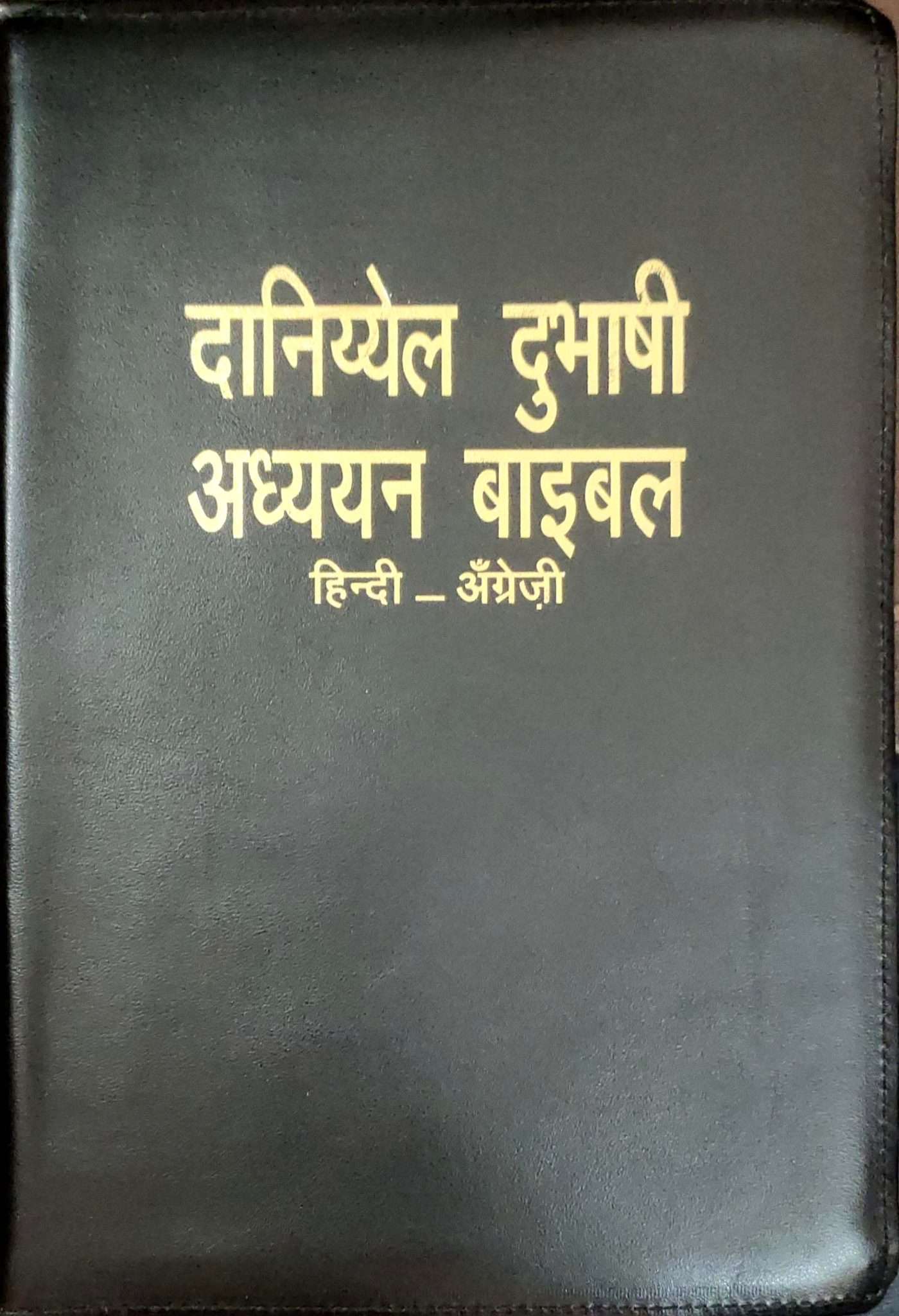 Hindi - English ( Parallel-Bilingual ) Study Bible : Black Zip Type ...