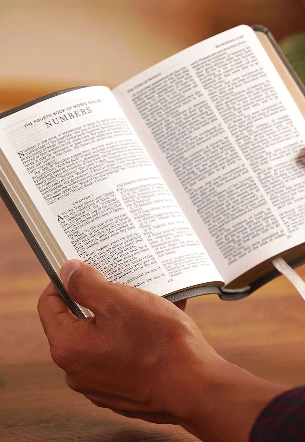 KJV - Large Print Compact Reference Bible: Black Bonded Leather (ISBN ...