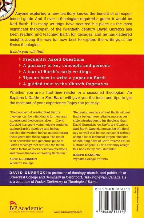 An Explore's Guide To Karl Barth: by- David Guretzki [24] (ISBN ...