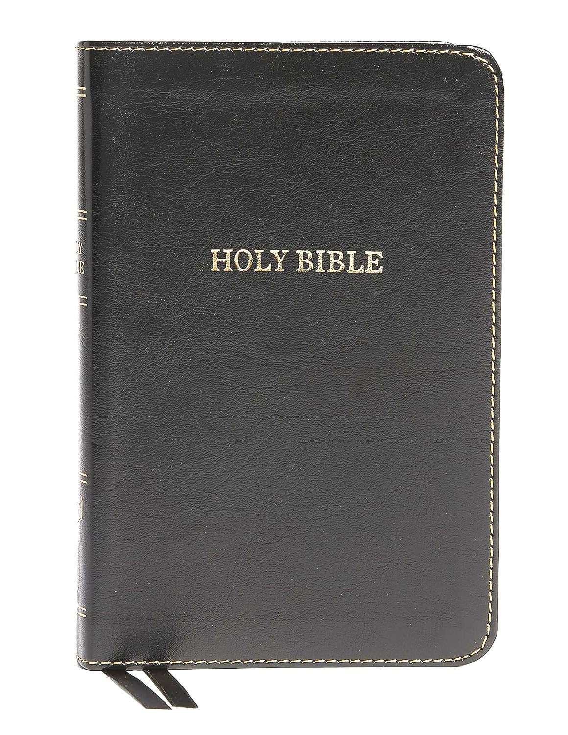 KJV Compact Thinline Bible: Black Leathersoft (ISBN:9780718098124) [24 ...
