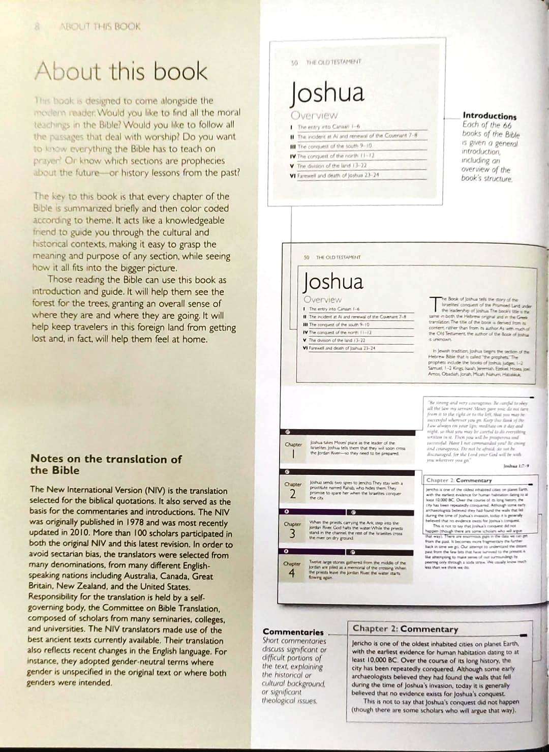 The Bible: A Reader's Guide - Summaries, Commentaries, Color-coding for Key Themes: by- R. P ...