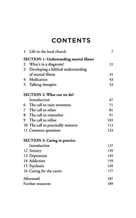 Mental Health And Your Church: A Handbook For Biblical Care: by- Helen ...