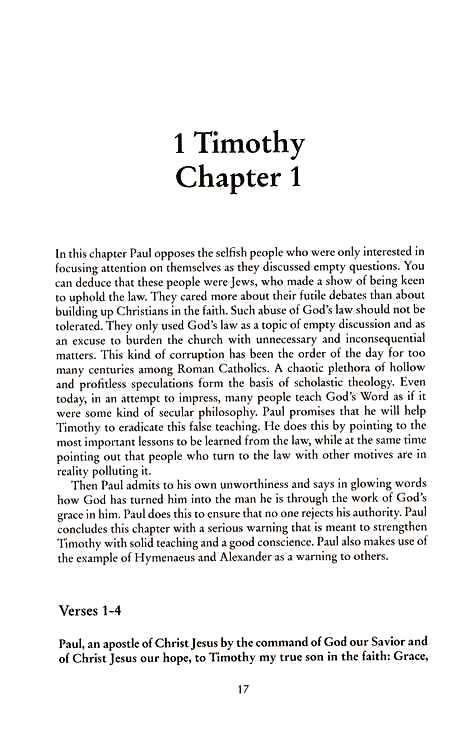 1 & 2 Timothy & Titus - The Crossway Classic Commentaries: by- John ...