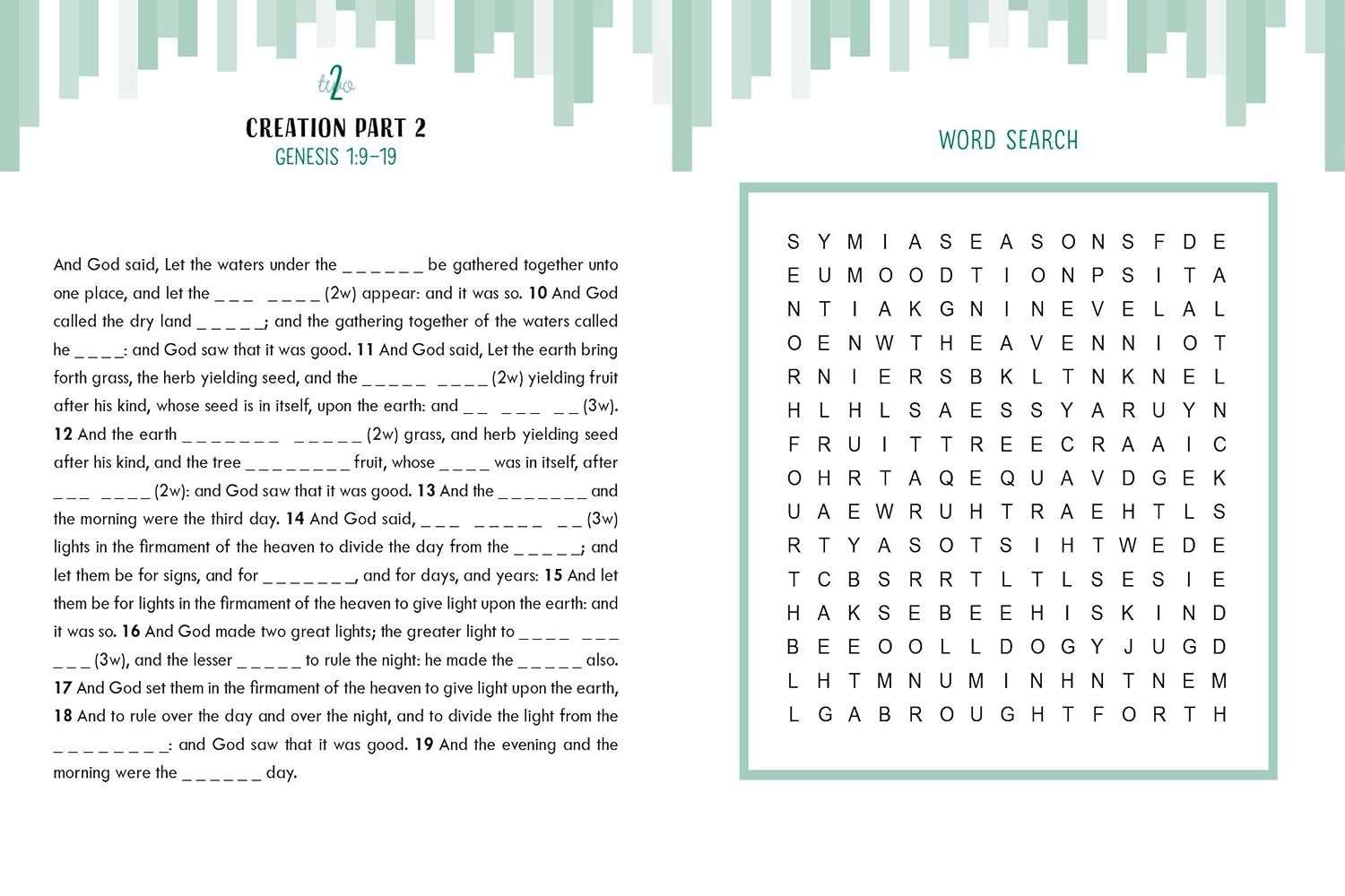 For Kids & Children: Bible Memory Word Searches: 99 Puzzles! (ISBN ...