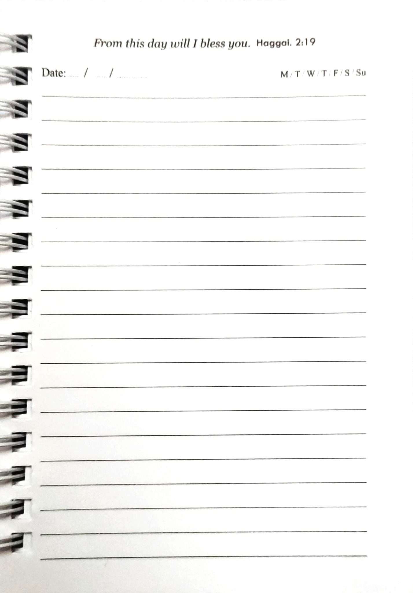 Scripture Note Pad Compact Size in Spiral Type: Psalm. 10:16 (ELS ...