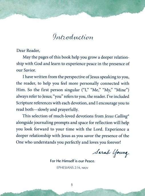Life In His Presence: A Jesus Calling Guided Journal: by- Sarah Young ...