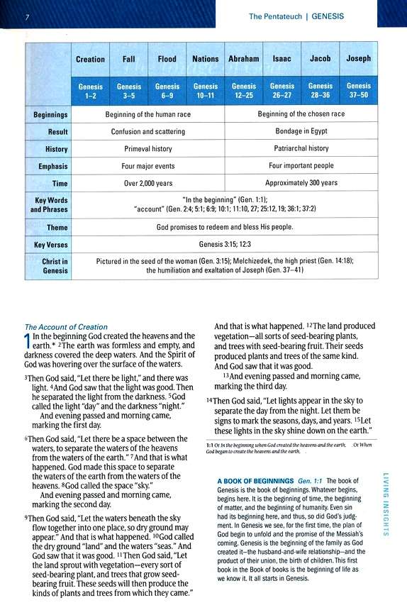 NLT - The Swindoll Study Bible: Large Print Classic Black Edition (ISBN ...