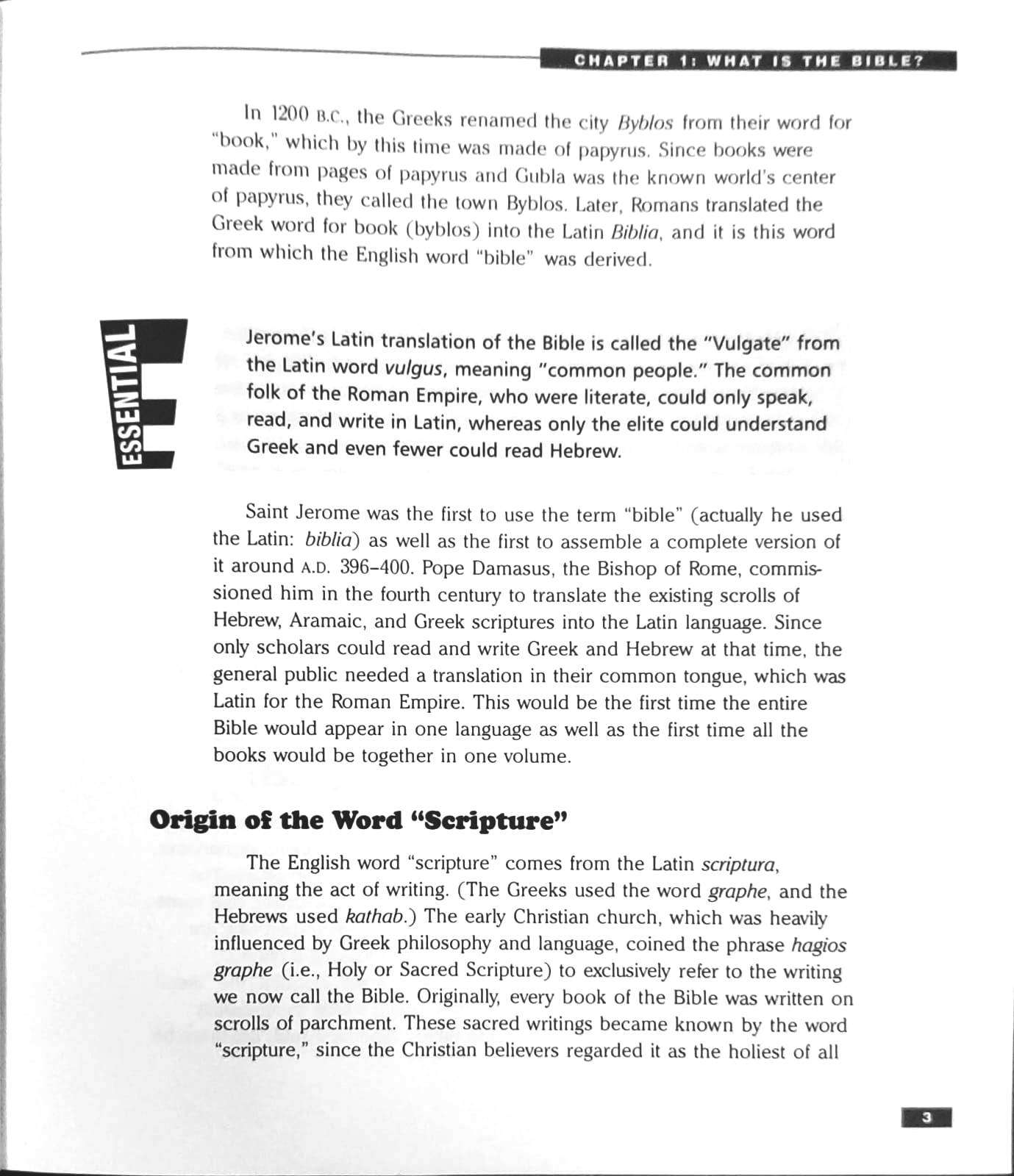 Essential Bible: Everything You Need T Understand The Old & New ...