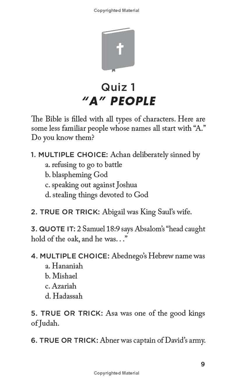 1000 Bible Q & As: Test Your Bible Knowledge [24] (ISBN:9781643526522 ...