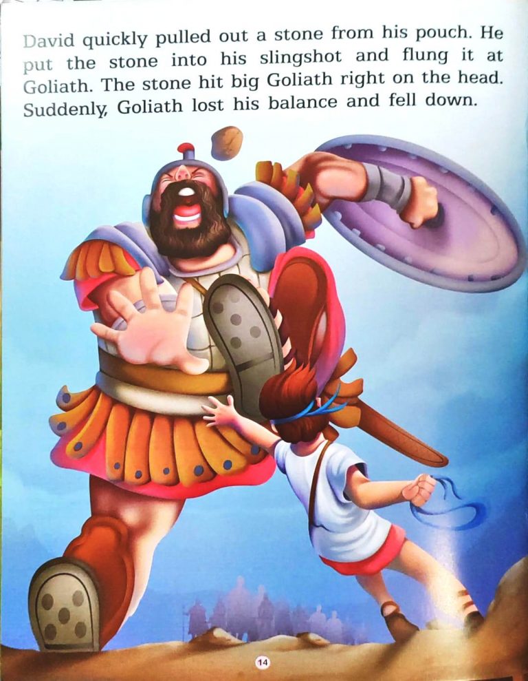 Illustrated Bible Stories For Kids - David & Goliath(ISBN-9788194252160 ...
