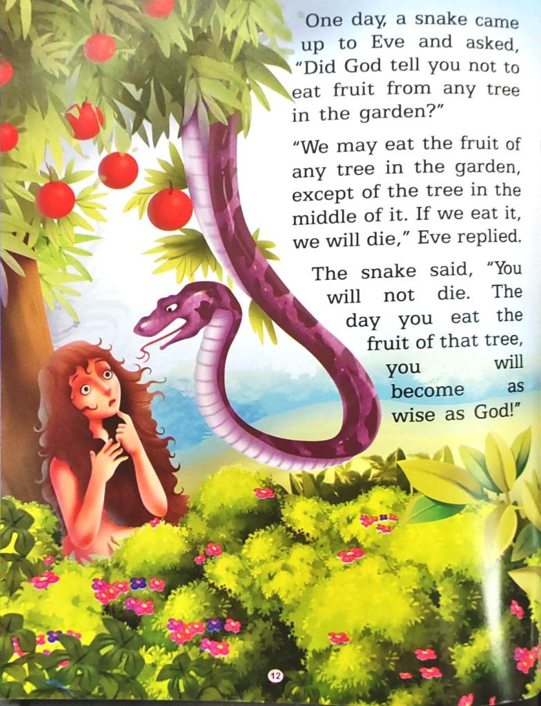 Illustrated Bible Stories For Kids - Adam & Eve(ISBN-9788194252139 ...