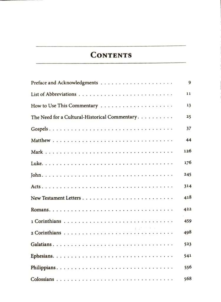 The IVP Bible Background Commentary - NT
