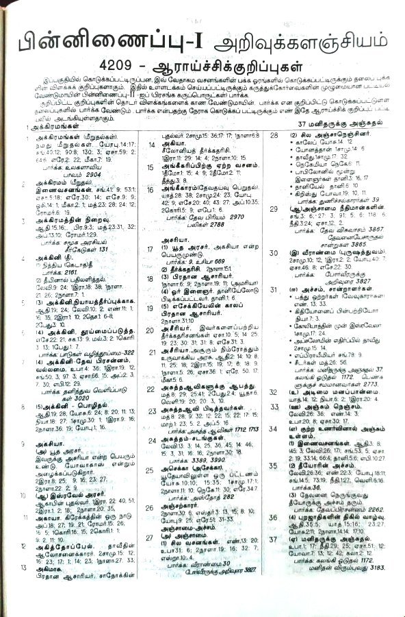 Tamil Reference Bible