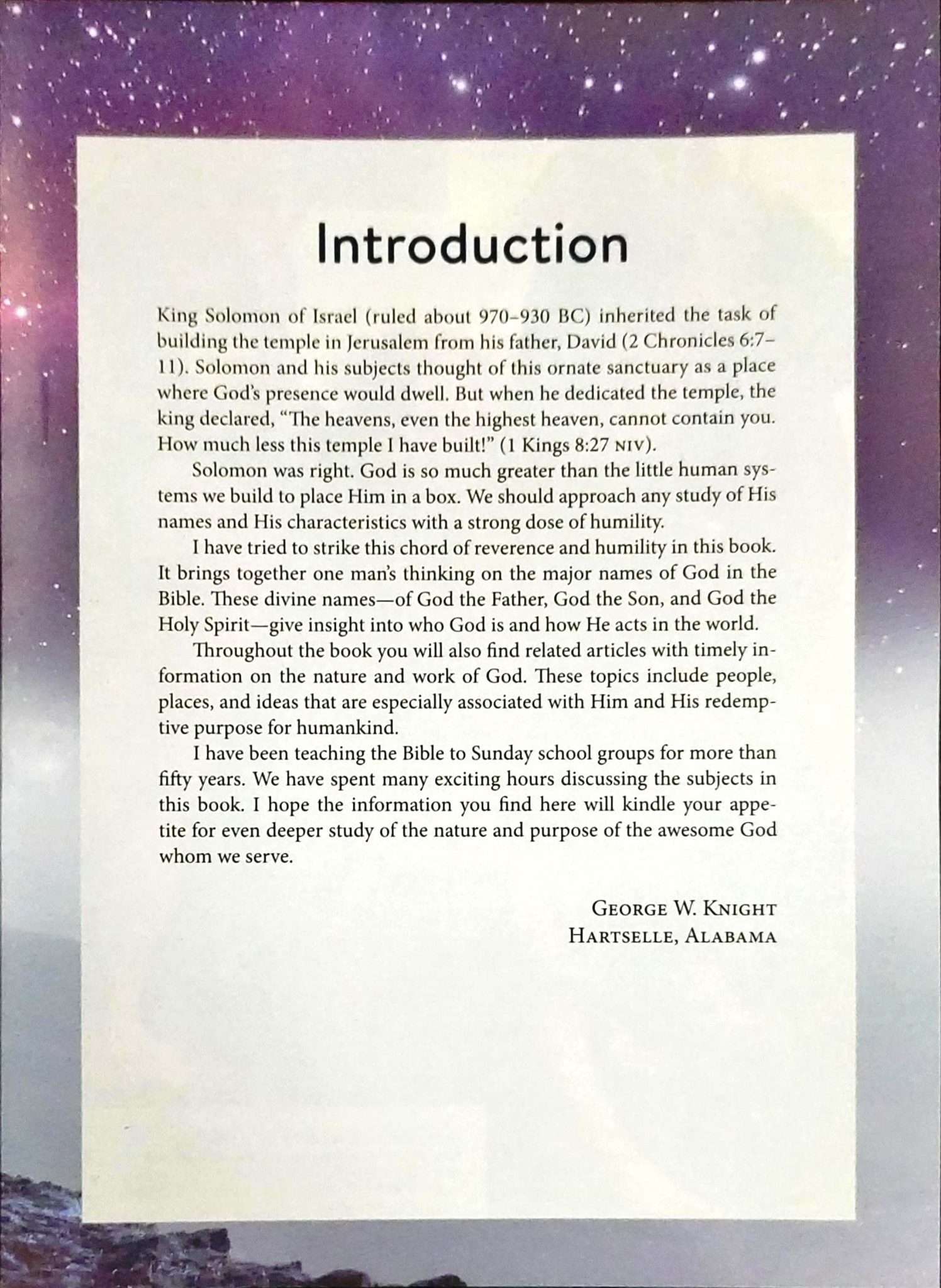 The Complete Guide To The Names Of God: by- George W. Knight [24] (ISBN ...