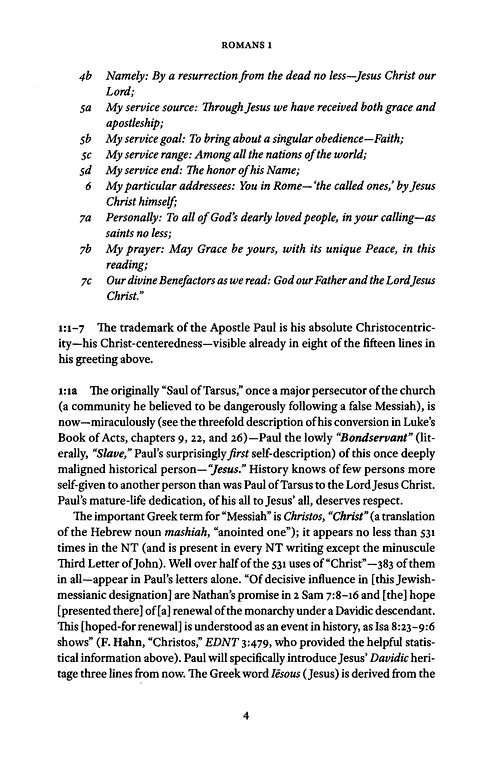 The Letter To The Romans: A Short Commentary: by- Frederick Dale Bruner ...