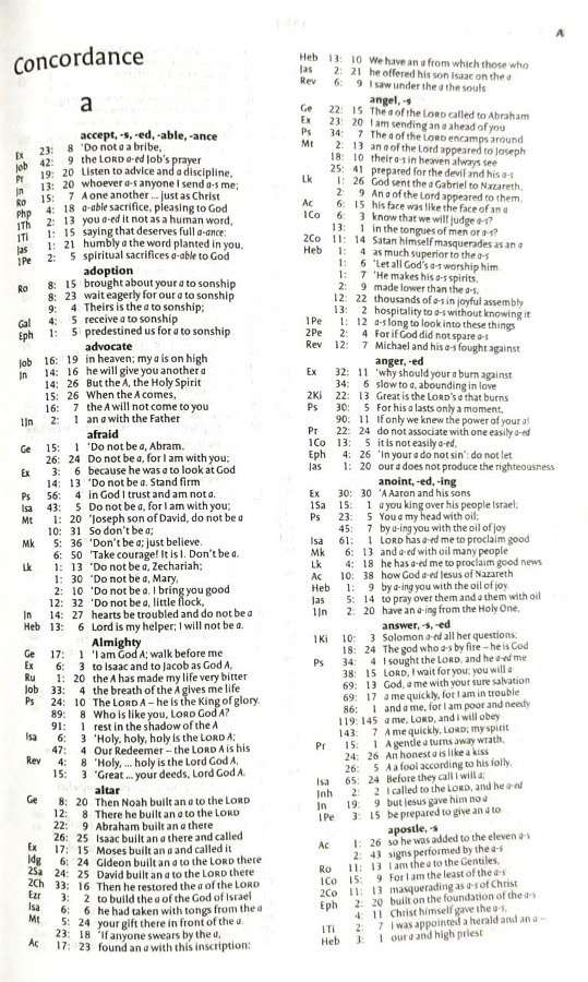 NIV Bible Cross Reference With Concordance: White Leather Touch - China ...