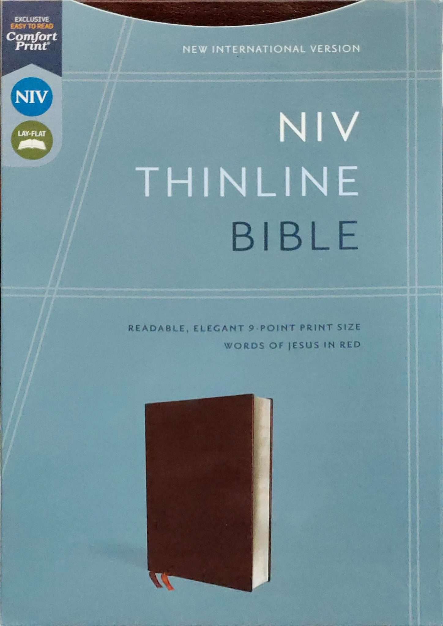 NIV Thinline Bible: Burgundy Bonded Leather (ISBN:9780310448792) [24 ...