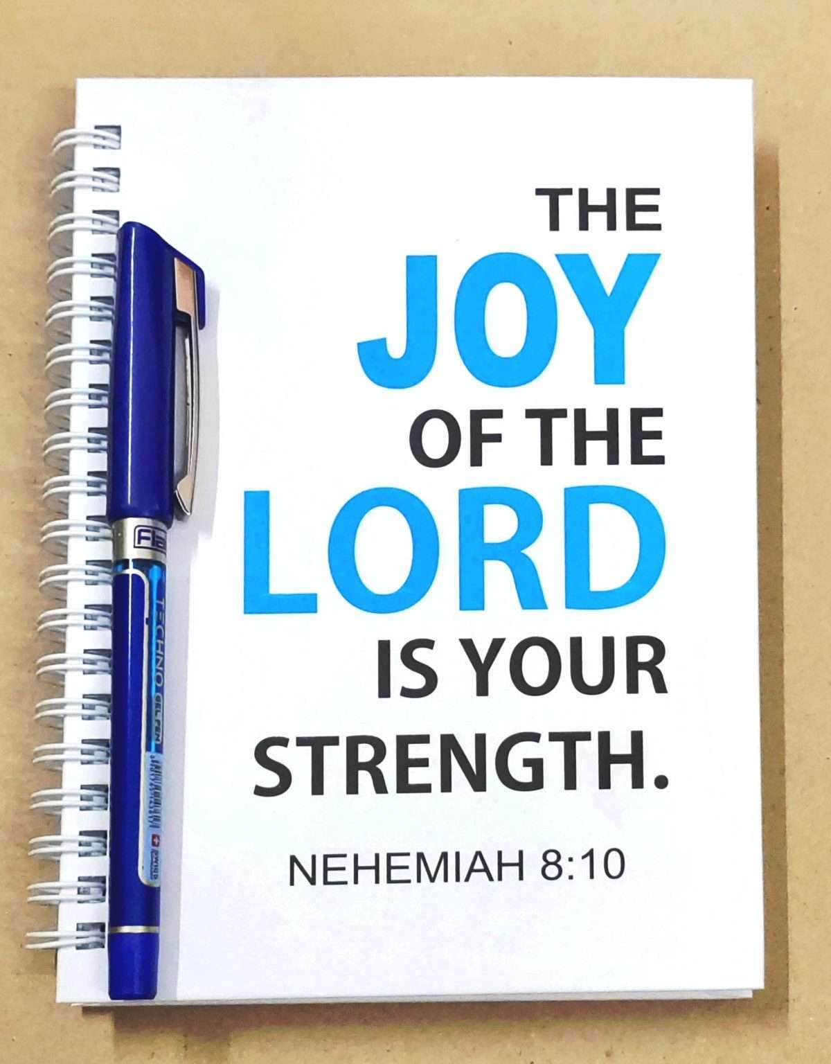 Scripture Note Pad Semi-Compact Size in Spiral Type: Psalm. 23:3 (ELS ...
