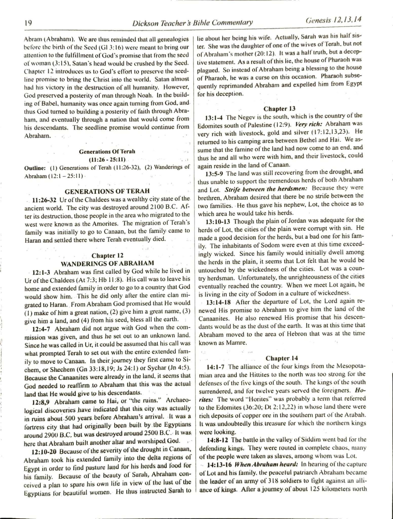 Dickson Teacher's Bible Commentary With The Encyclopedic Bible Study ...