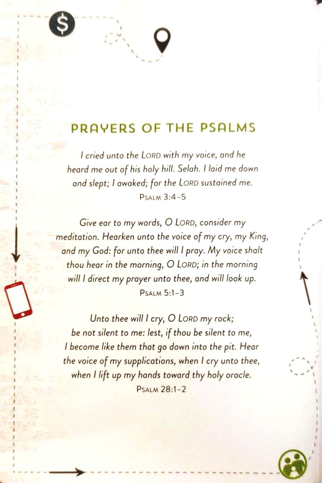 KJV - The Prayer Map Bible: Gray Weave Hardbound [24] (ISBN ...