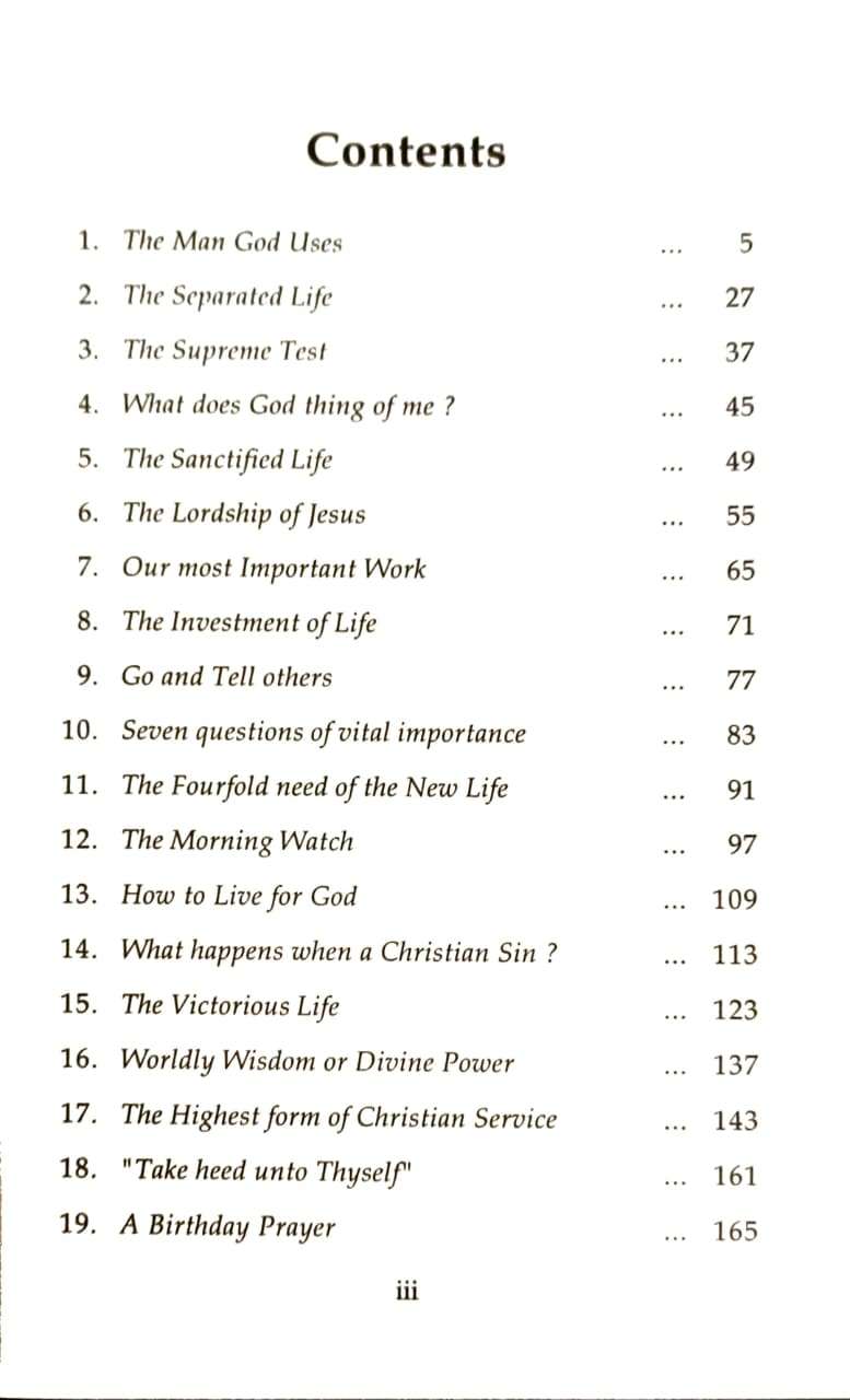 The Man God Uses: by- Oswald J. Smith - English (ELS-Publish ...